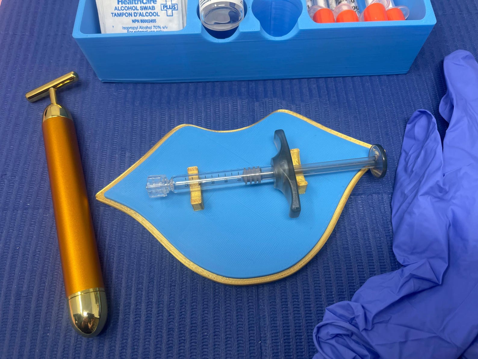 Customized Dermal Filler Injectables Syringe Holder Tox Tray ...