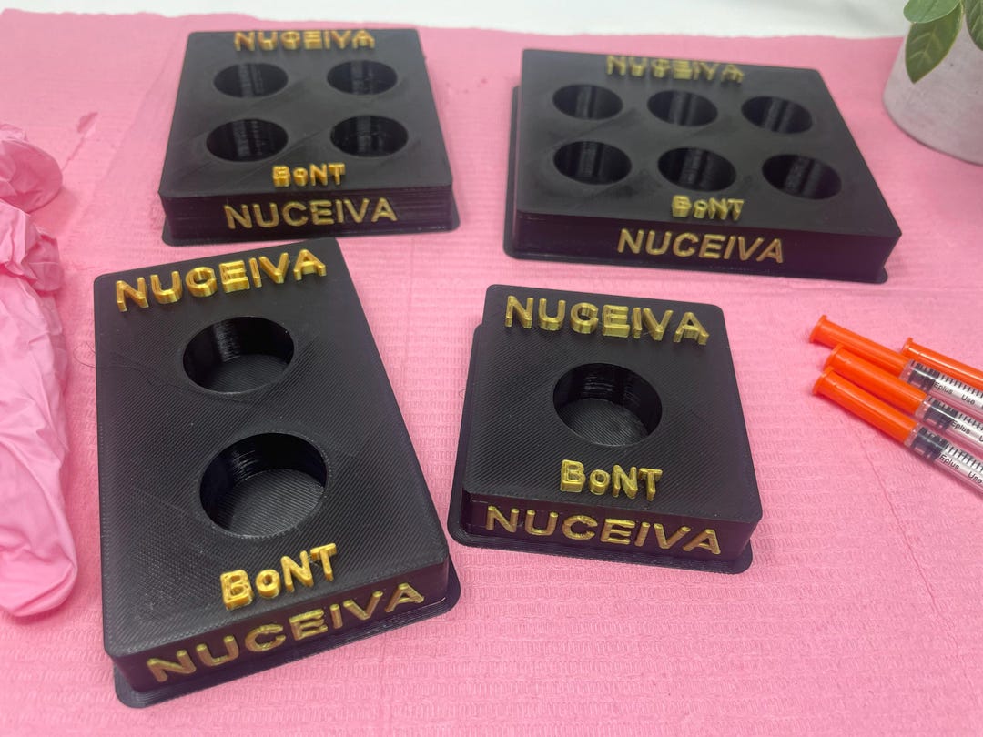 Nuceiva Vial Tray, Tox Vial Vault Medical Aesthetics Nurse Injector ...