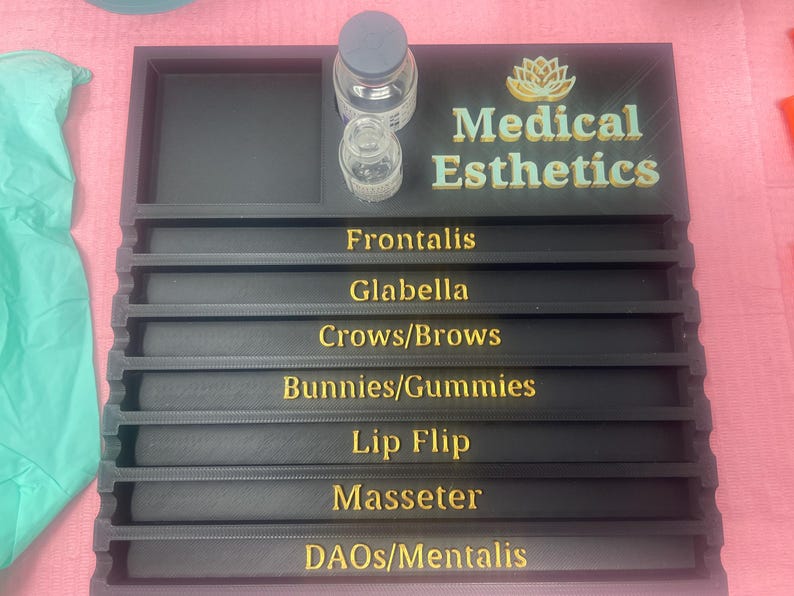 Customized Botox Syringe Tox Tray, Medical Aesthetics Nurse Injector ...