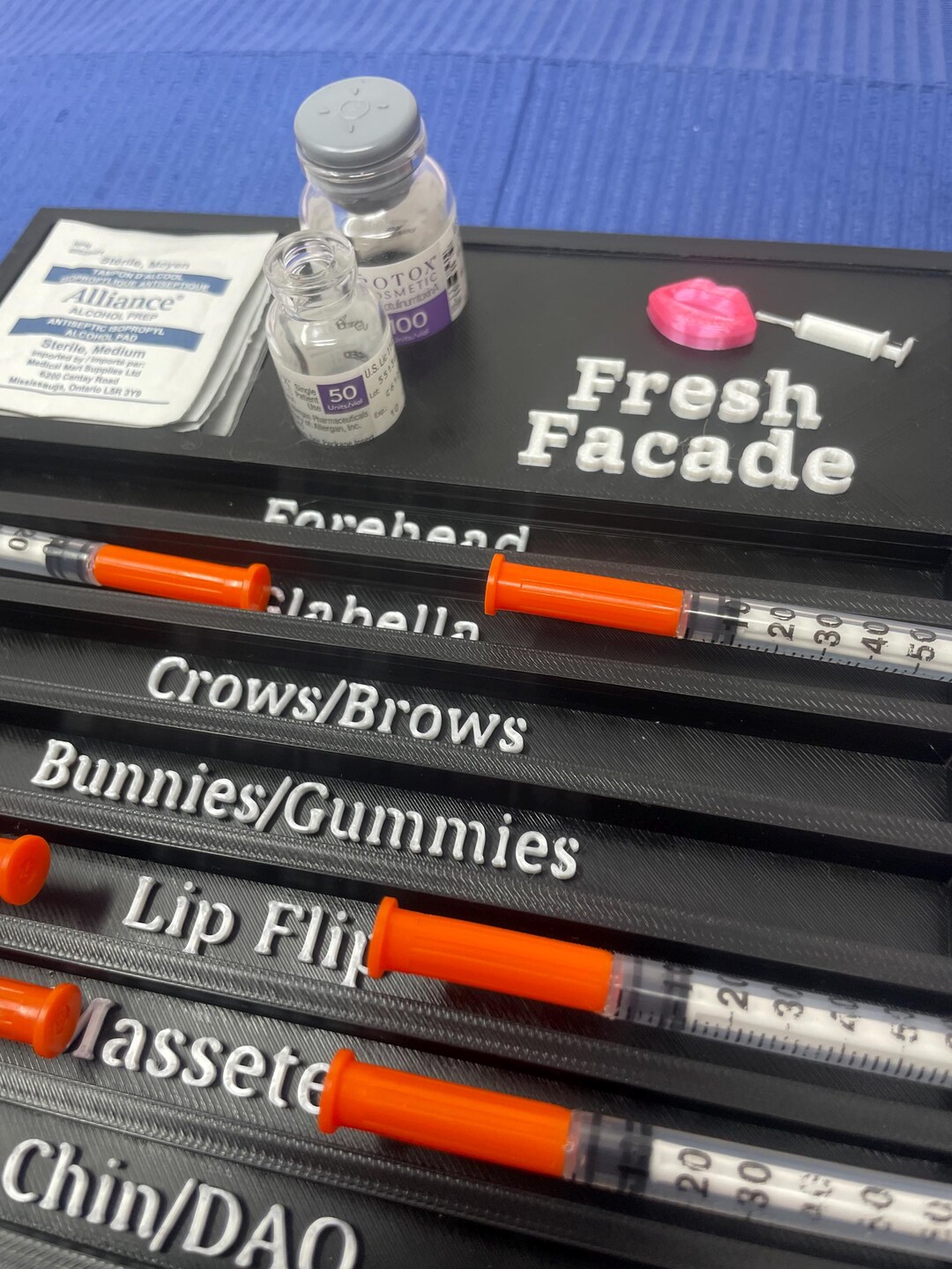 Customized Botox Syringe Tray, Medical Aesthetics Nurse Injector ...