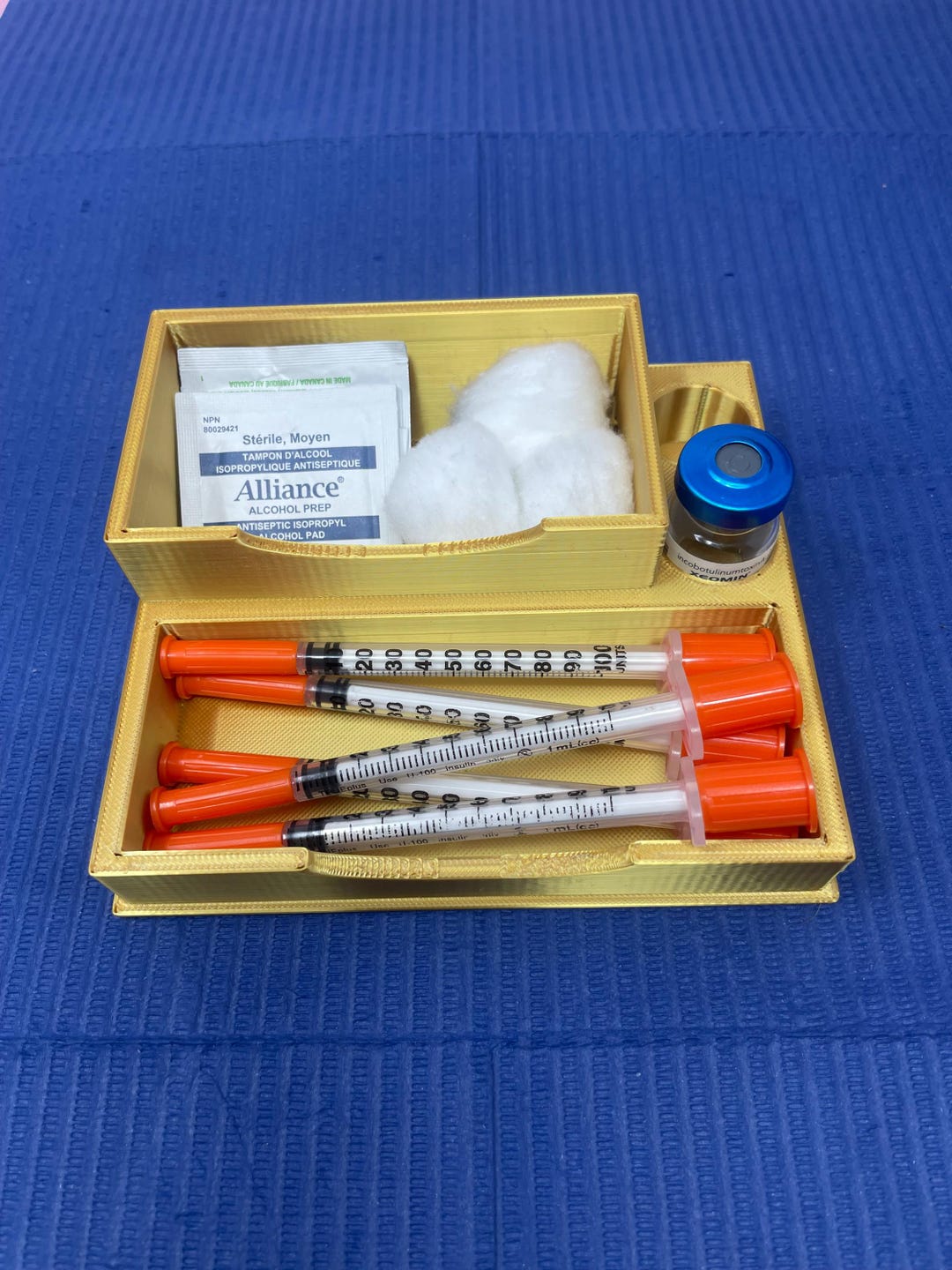 Esthetician Syringe and Vial Holder Organizer, Medspa Tox Tray ...