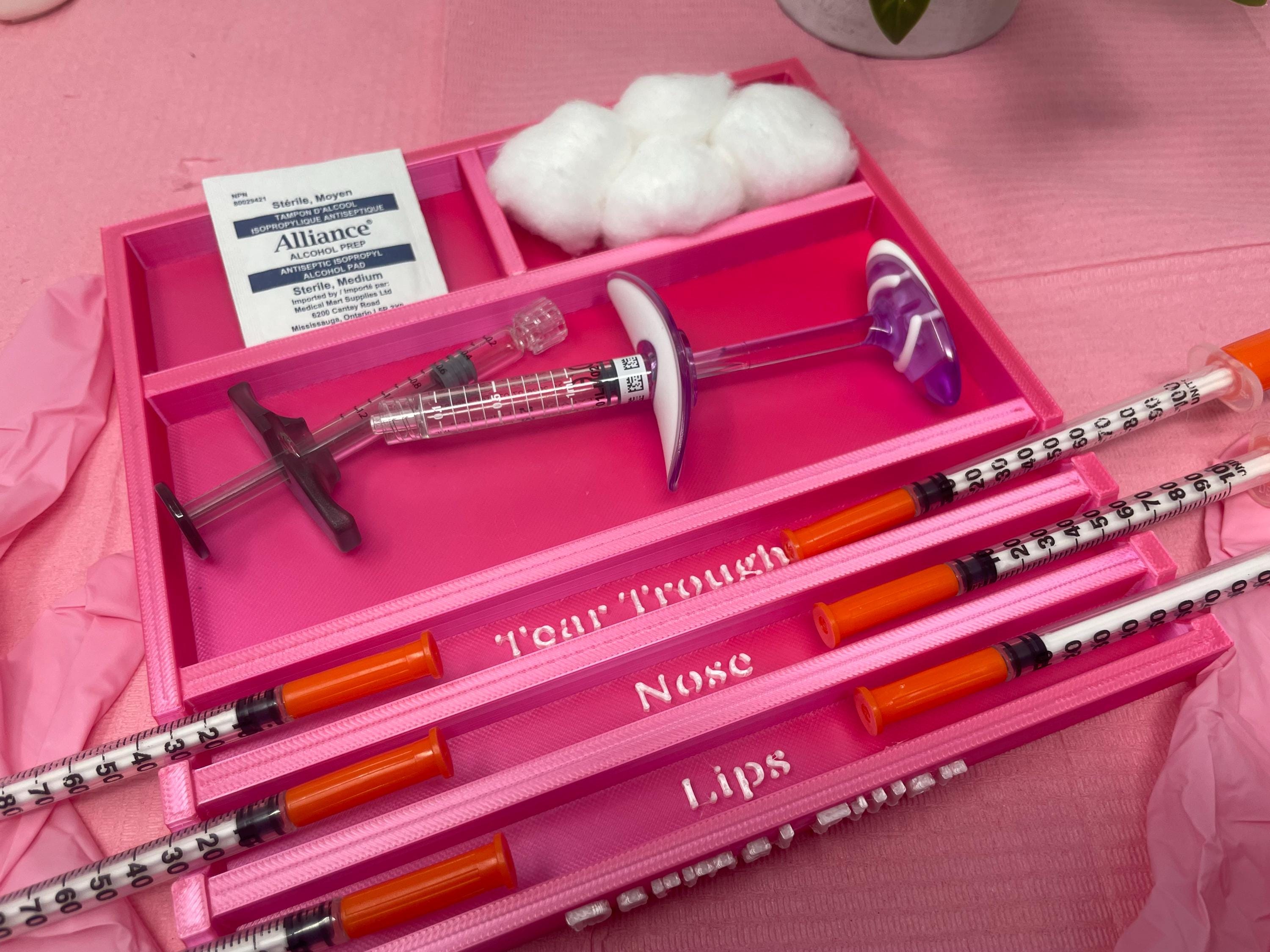 Customized Dermal Filler Injectables Syringe Holder Tox Tray ...