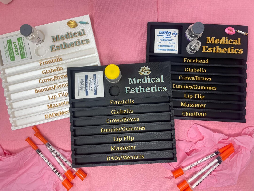 Customized Botox Syringe Tray, Medical Aesthetics Nurse Injector ...