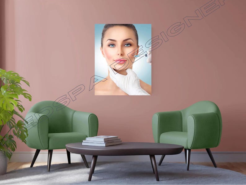 Unique Botox Injection Art Medspa Canva Decoration, Medspa Nurse ...