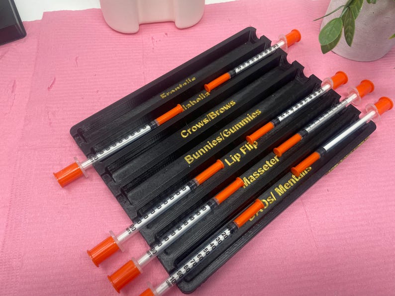 Botox Dysport Injectables Syringe Holder Tray, Tox Tray, Medical Spa ...