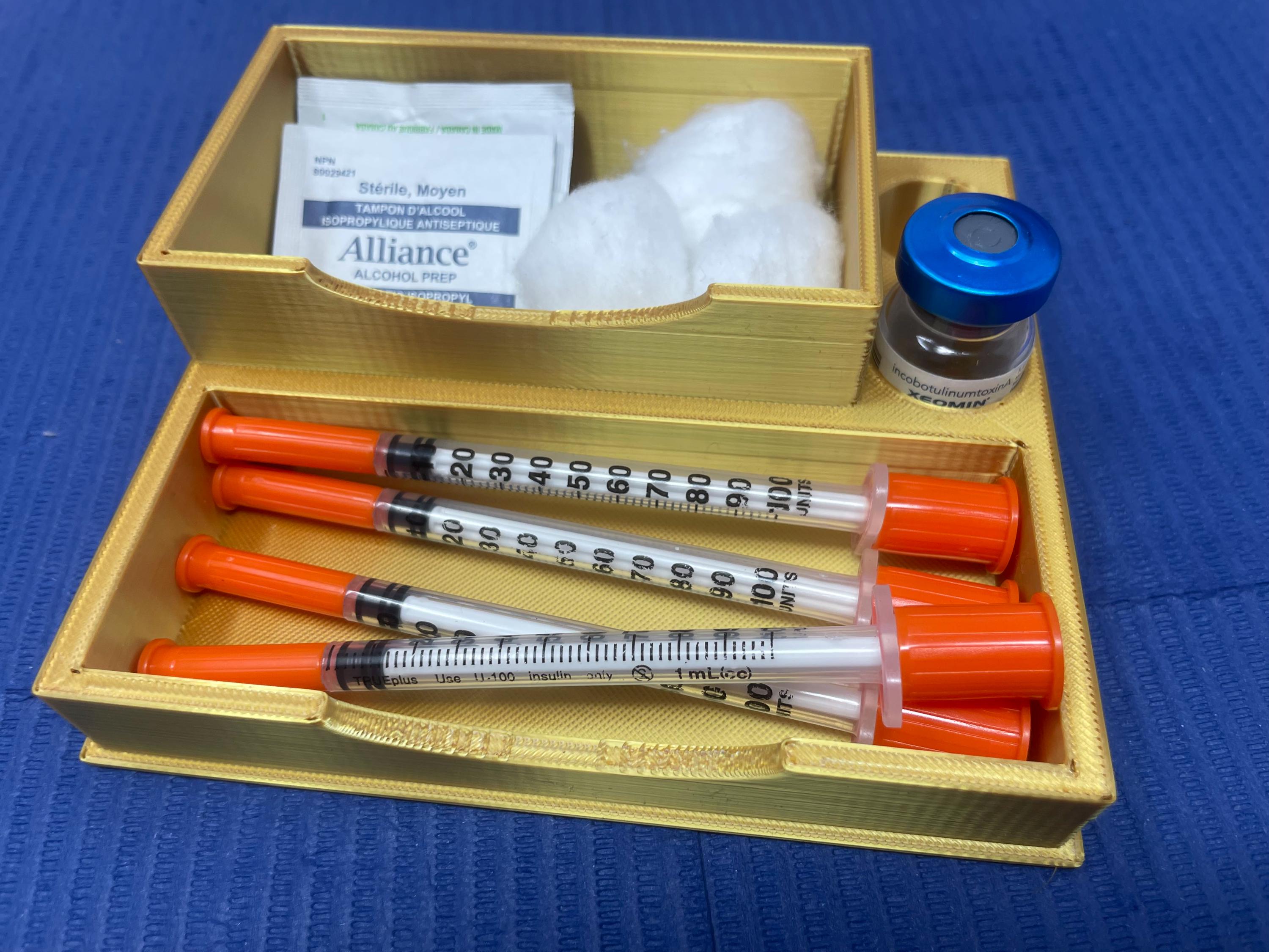 Esthetician Syringe and Vial Holder Organizer, Medspa Tox Tray ...