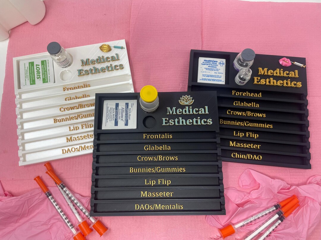 Customized Botox Syringe Tray, Medical Aesthetics Nurse Injector ...