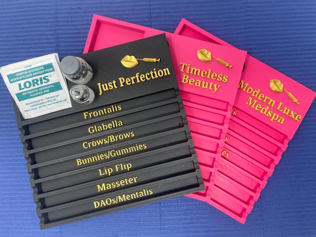 Customized Botox Syringe Tray, Medical Aesthetics Nurse Injector ...