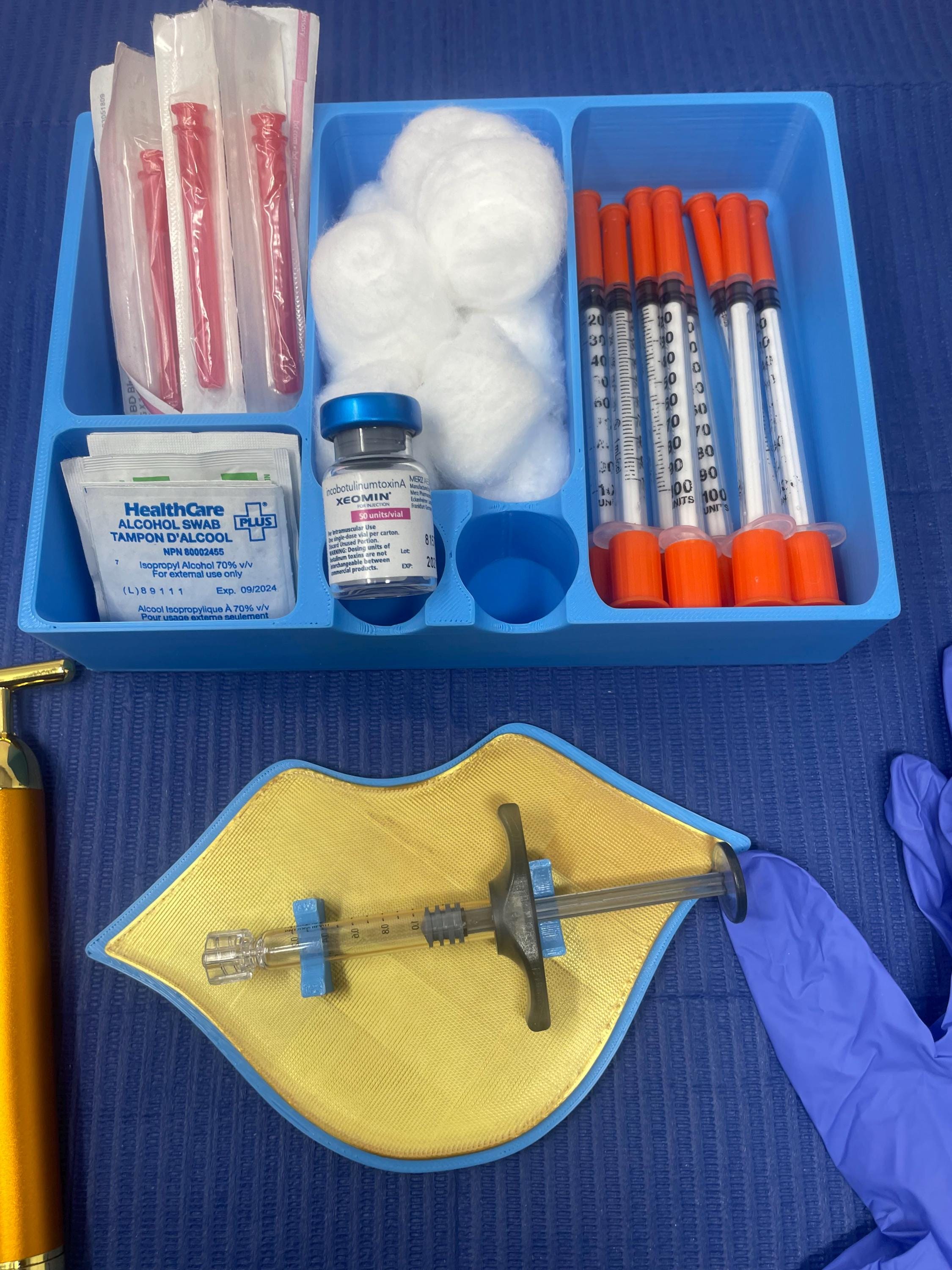 Customized Dermal Filler Injectables Syringe Holder Tox Tray ...