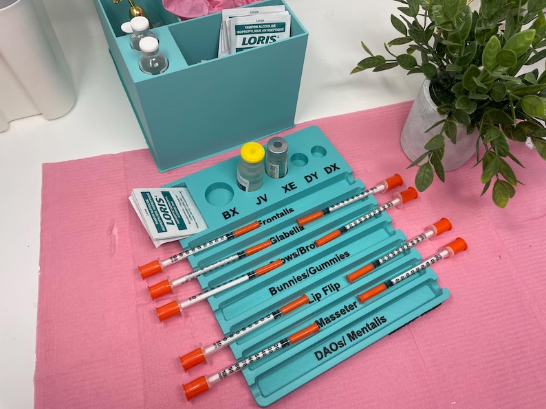 Botox Dysport Injectables Syringe Holder Tray, Tox Tray, Medical Spa ...