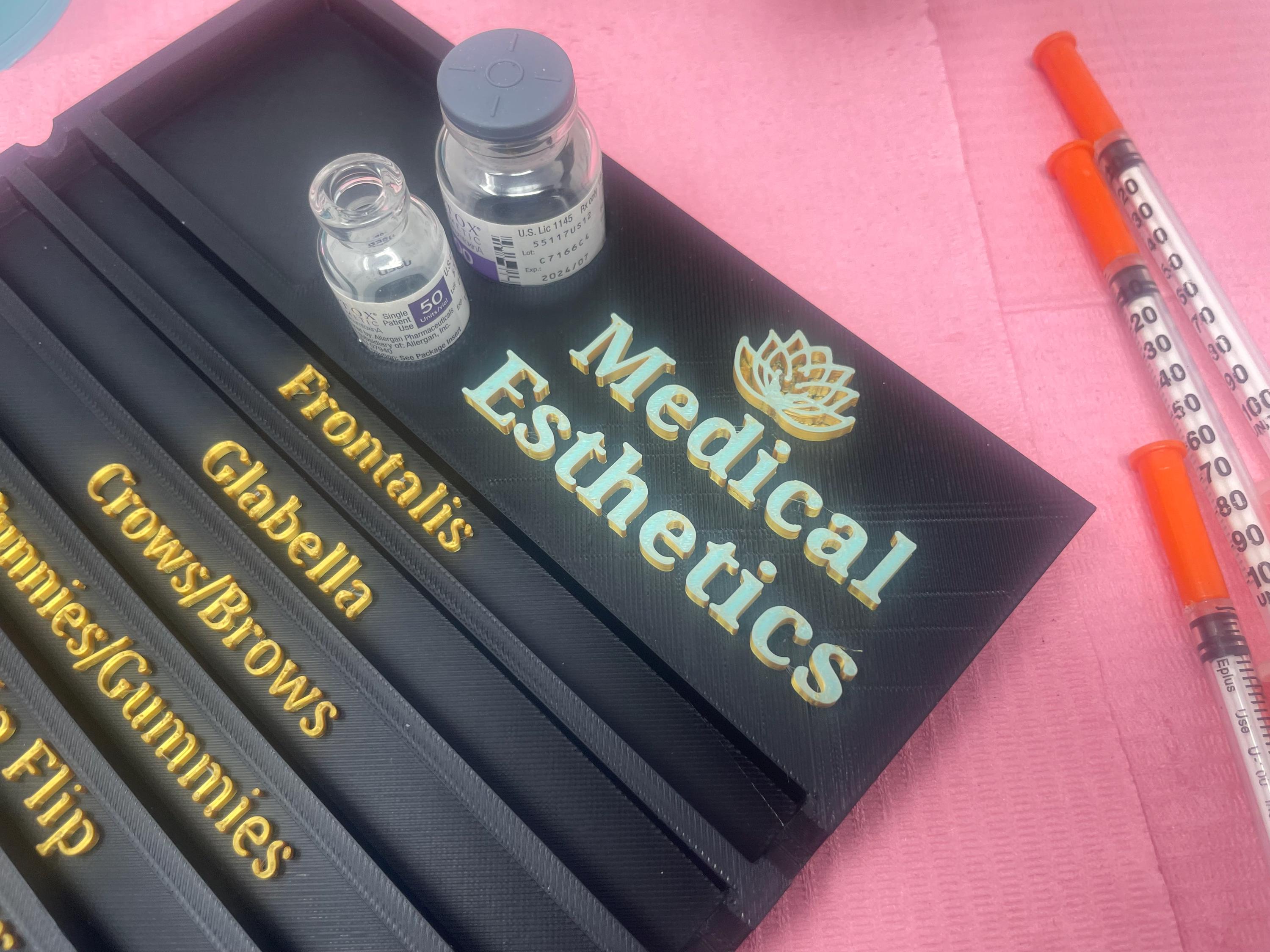 Customized Botox Syringe Tox Tray, Medical Aesthetics Nurse Injector ...