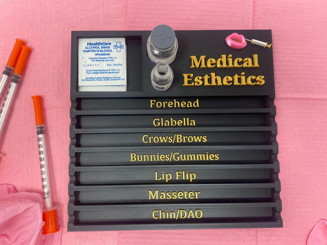 NEW Personalized Botox Syringe Tray, Medical Aesthetics Nurse Injector ...