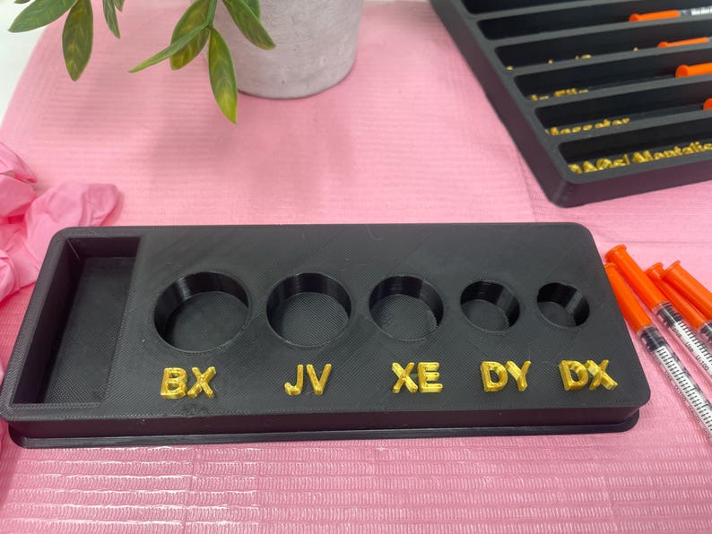 Botox Dysport Injectables Syringe Holder Tray, Tox Tray, Esthetician ...