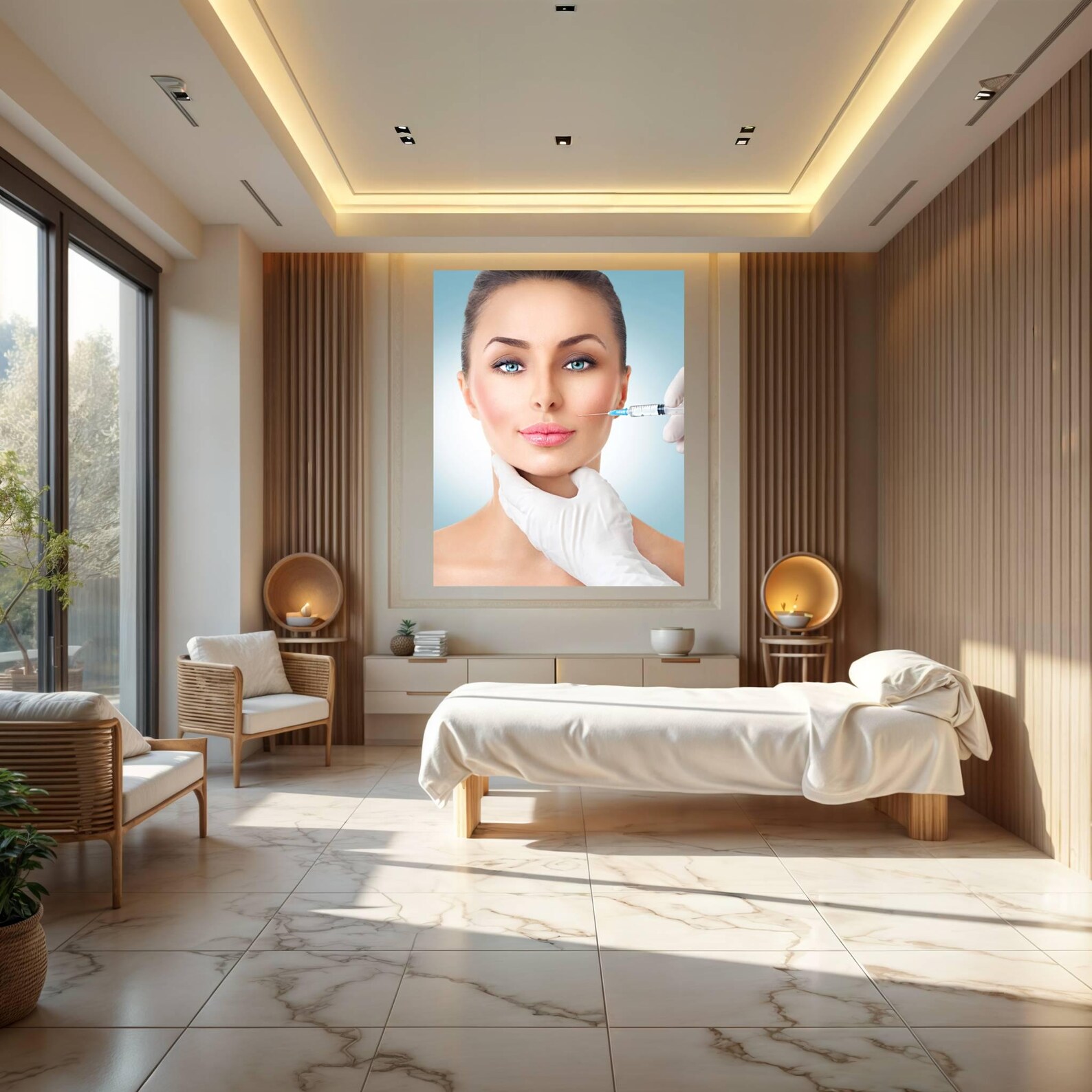 Unique Botox Injection Art Medspa Canva Decoration, Medspa Nurse ...