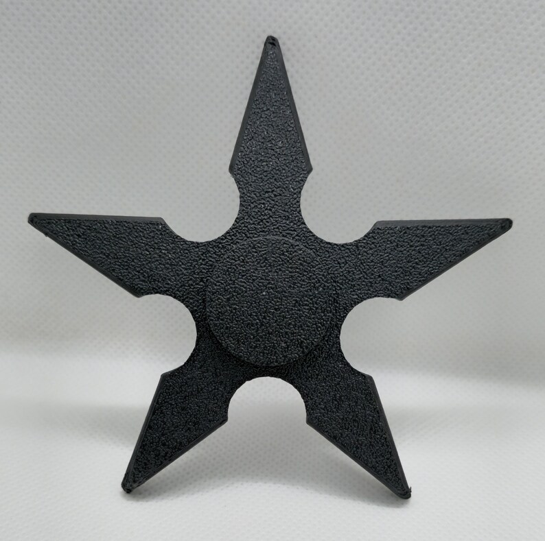 3D Printed Ninja Star Fidget Spinner - Etsy
