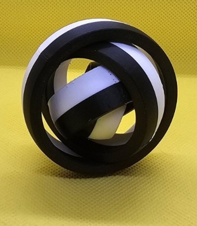 Unique 3D Printed Fidget Toy - Interlocking Spheres - Etsy