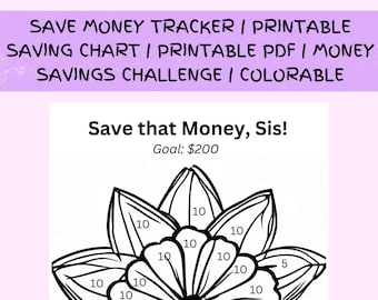 Money Savings Tracker | Savings Challenge | Digital Download ...