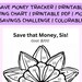 Money Savings Tracker | Savings Challenge | Digital Download ...