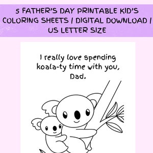 5 Father's Day Printable Coloring Pages | Funny Happy Father's Day ...