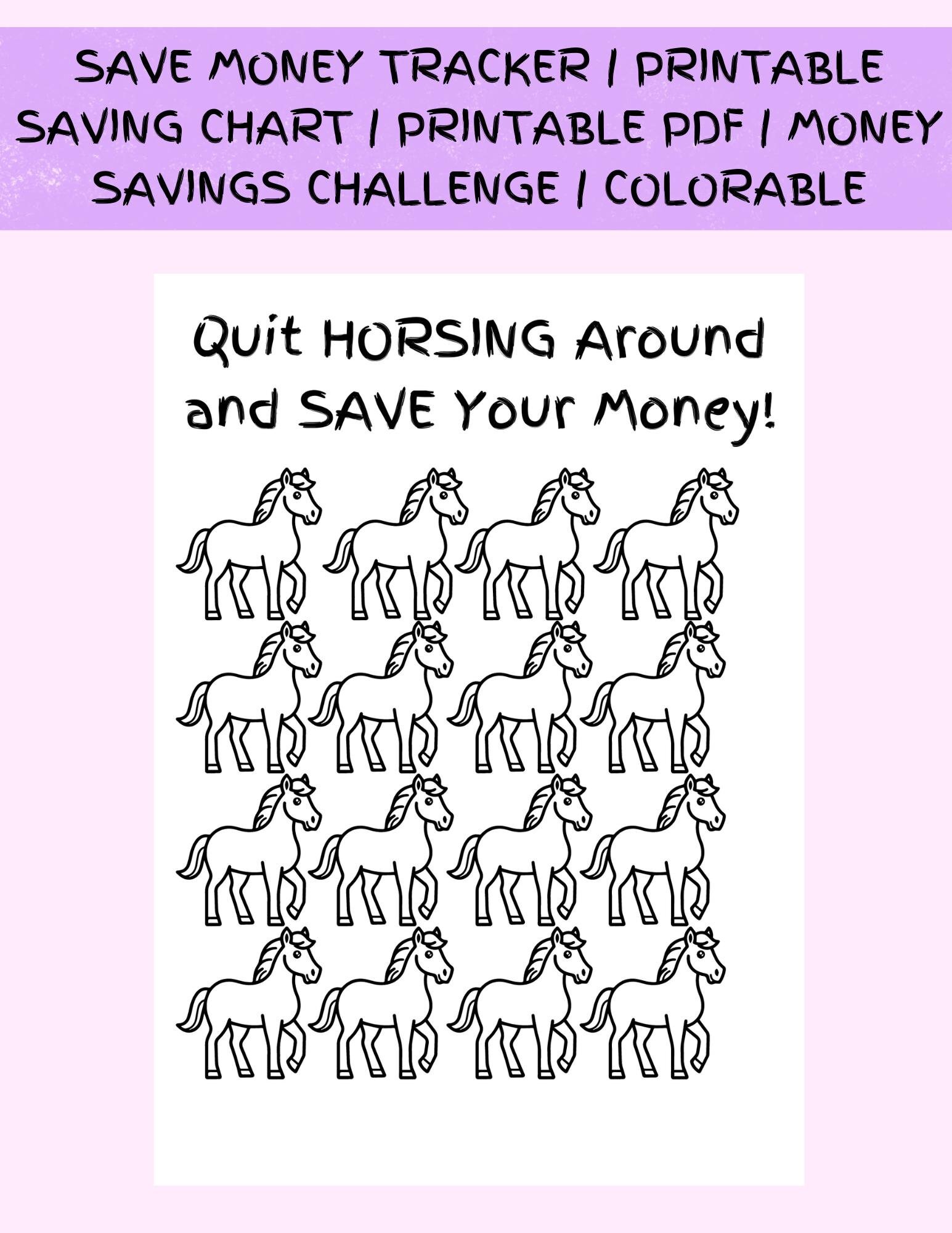 Money Savings Tracker Savings Challenge Digital Download Printable ...