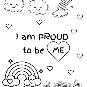 LGBTQIA Info Sheet Plus Coloring Sheet for Kids Pride Month LGBTQ Broad ...