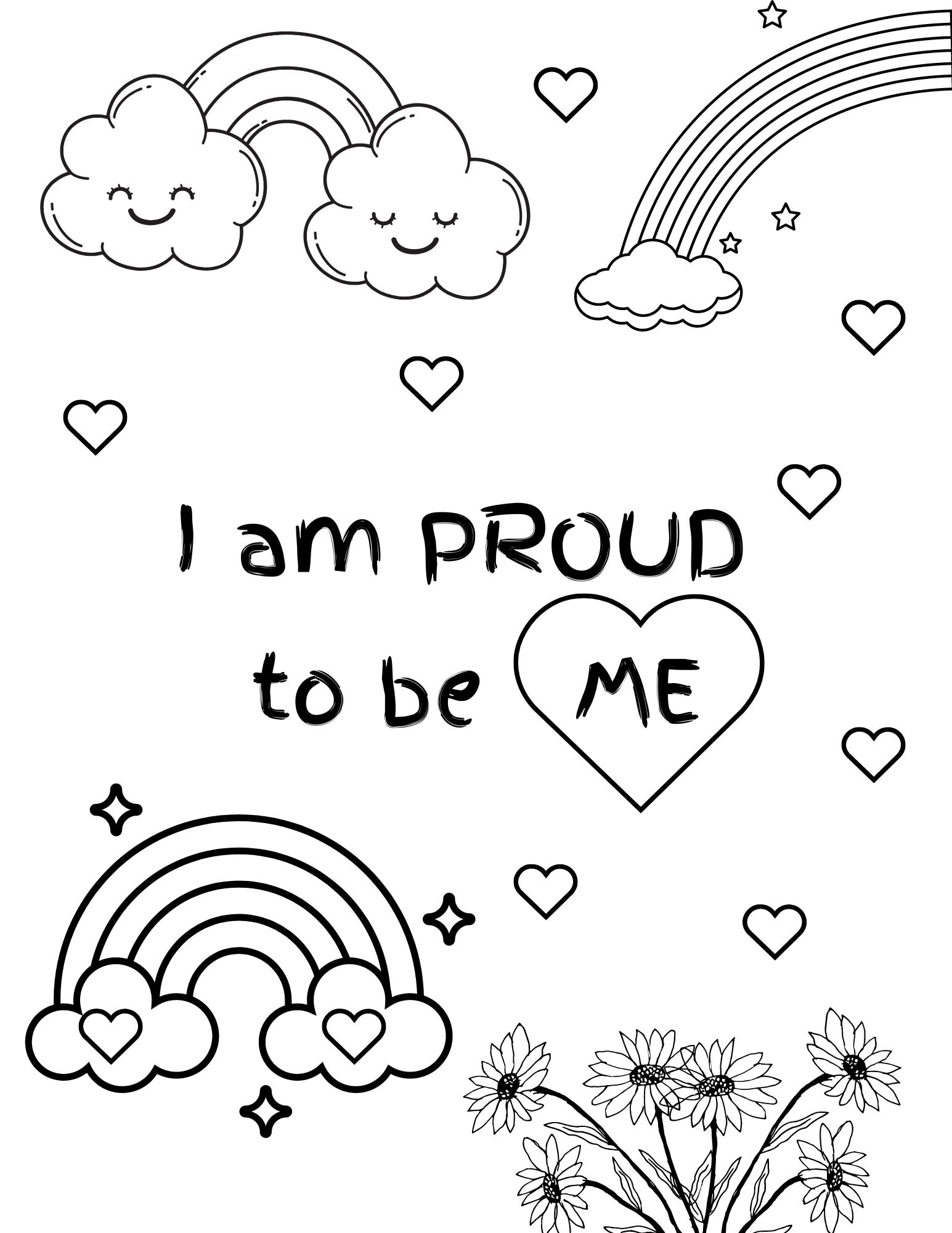 LGBTQIA Info Sheet Plus Coloring Sheet for Kids Pride Month LGBTQ Broad ...