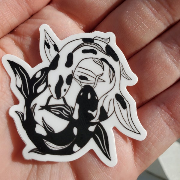 Koi Stickers - Etsy