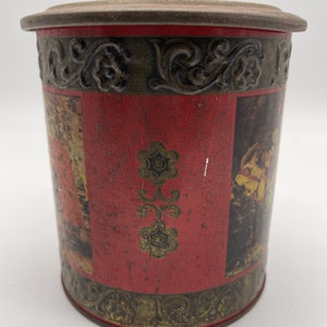 Vintage Primitive Renaissance Old World Tin Metal Can Container - Etsy