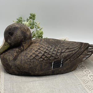Vintage Paper Mache Duck Decoy, Farmhouse Duck Geese Decor - Etsy