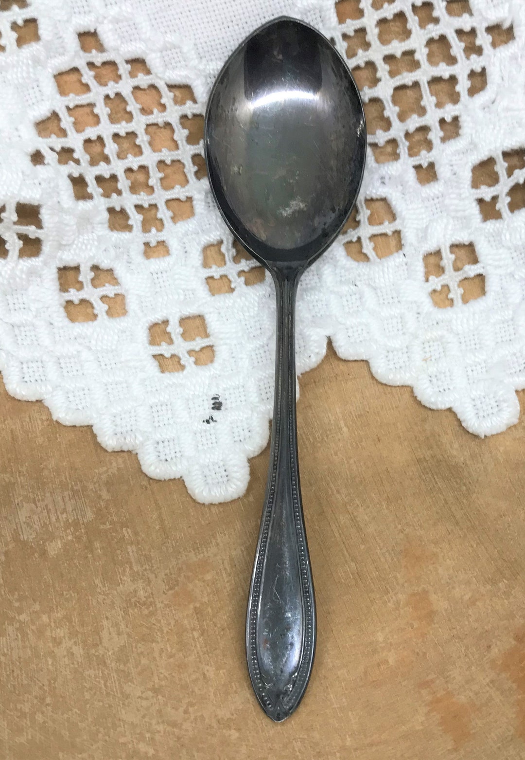 Vintage International Silver Plated Spoon: H & T Mfg. Co., Farmhouse ...