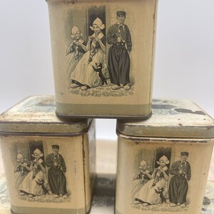 Antique Vintage Dutch Spice Tins, Made in Germany, 6 Tins - Etsy