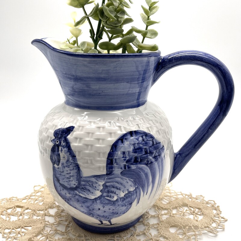 Rooster Pitcher - Etsy