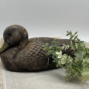 Vintage Paper Mache Duck Decoy, Farmhouse Duck Geese Decor - Etsy