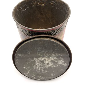 Vintage Primitive Renaissance Old World Tin Metal Can Container - Etsy