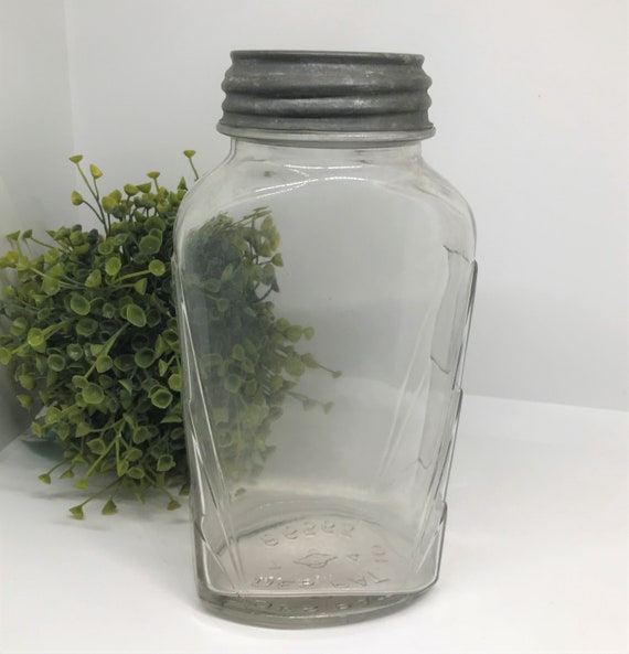 Vintage Oval Glass Jar Rare D-86565 With Zinc Lid for Ball - Etsy