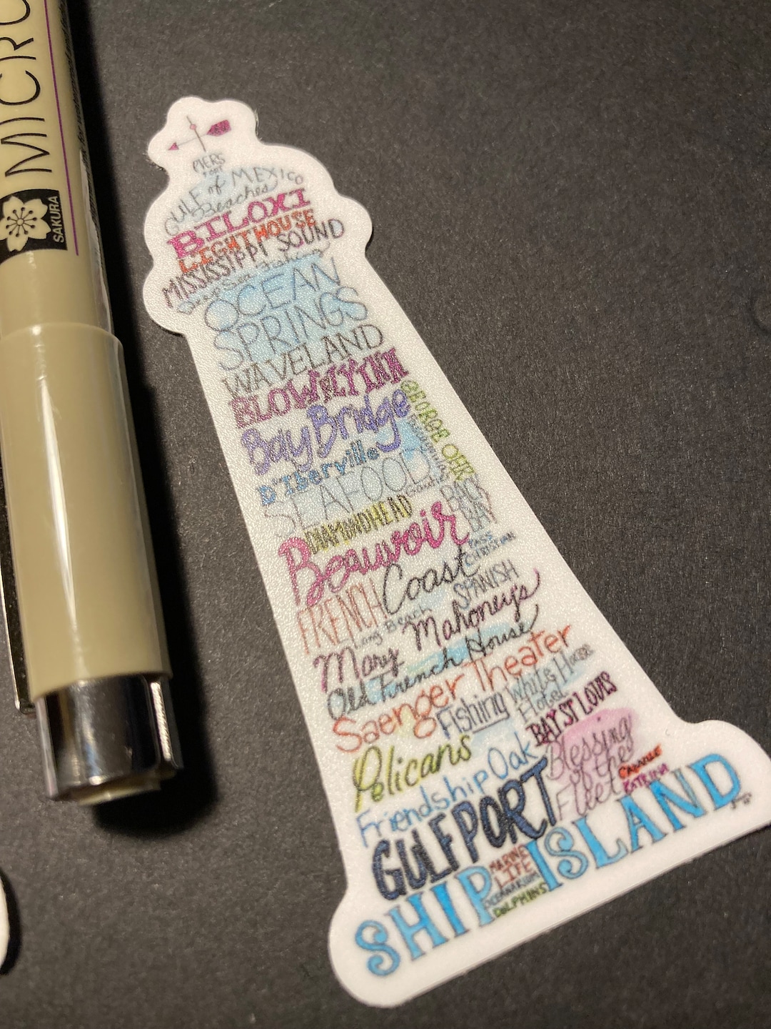 Mississippi Gulf Coast Decal Sticker - Etsy