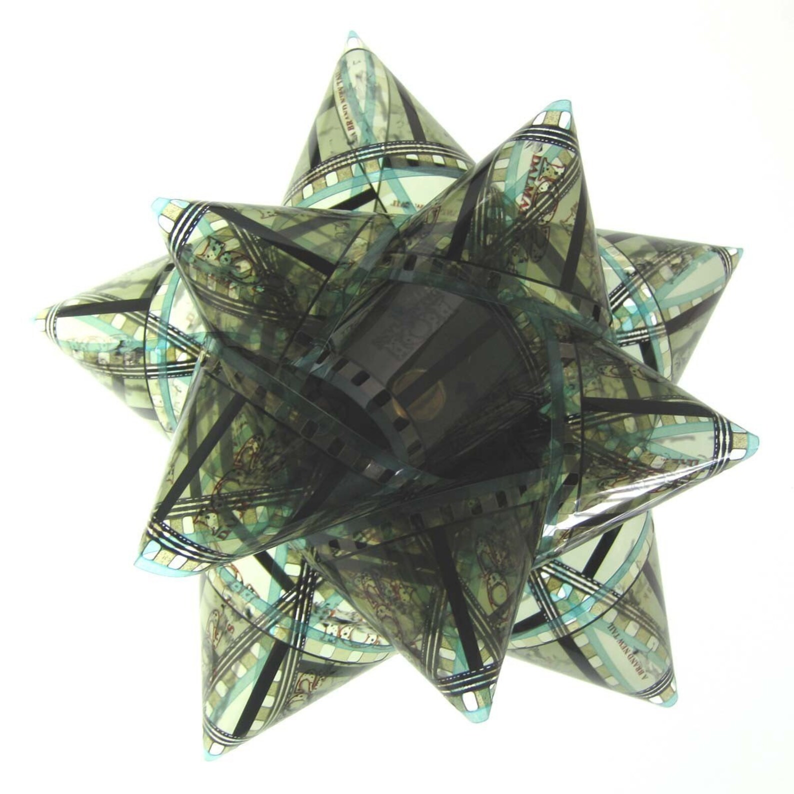 Holiday Wrapping Set of 10 Film Reel Gift Packaging Bows - Etsy