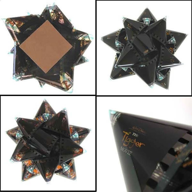 Film Reel Gift Packaging Bows - Set of 3 Bows - Repurposed From the ...