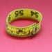 Five Pack of Tape Measure Bracelets in Various Colors Statement Jewelry ...