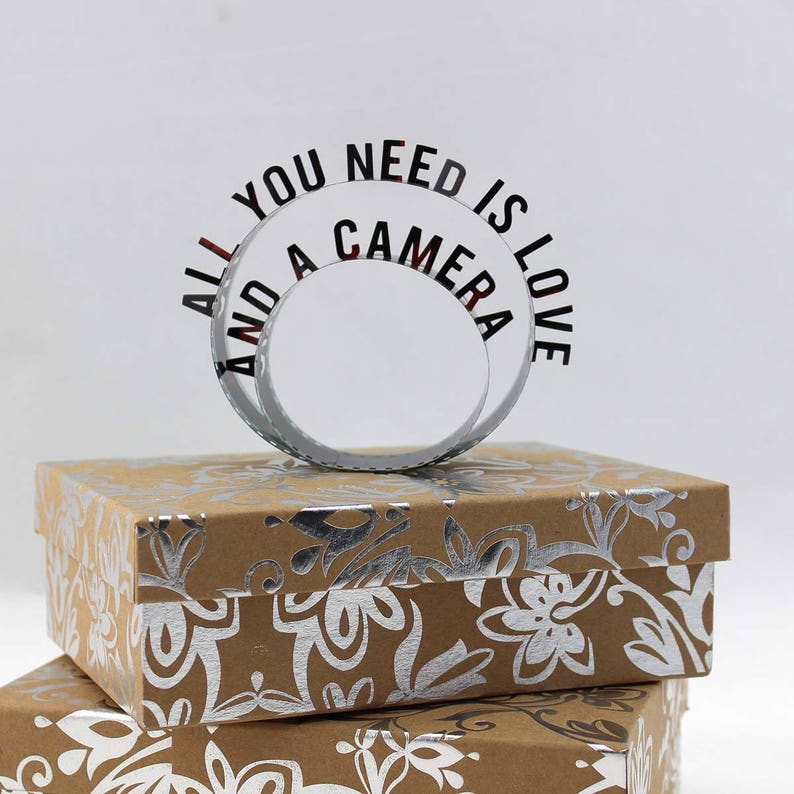 All You Need is Love and a Camera Film Reel Gift Packaging - Etsy