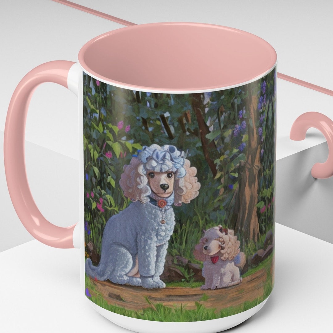 Painted Poodle Coffee Mug, Gifts for Him, Gifts for Dog Lovers, Gifts ...