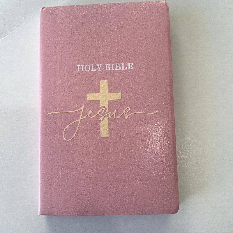 Pink Bible - Etsy