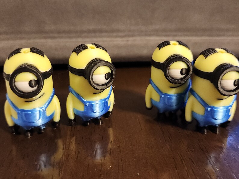 Glow in the Dark Minions Keychain - Etsy