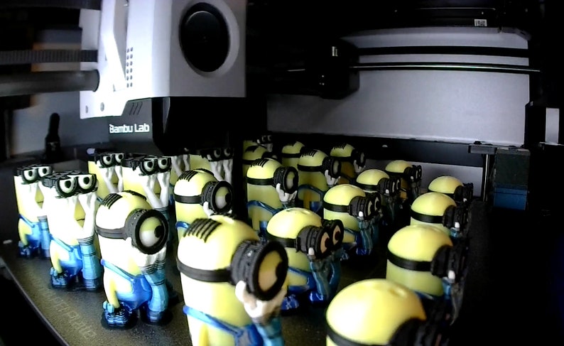 Glow in the Dark Minions Keychain - Etsy