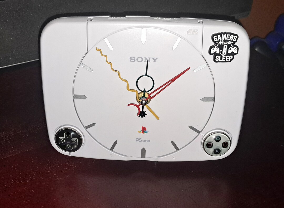 Custom Playstation One Psone Console Wall/desk Clock No Theme - Etsy