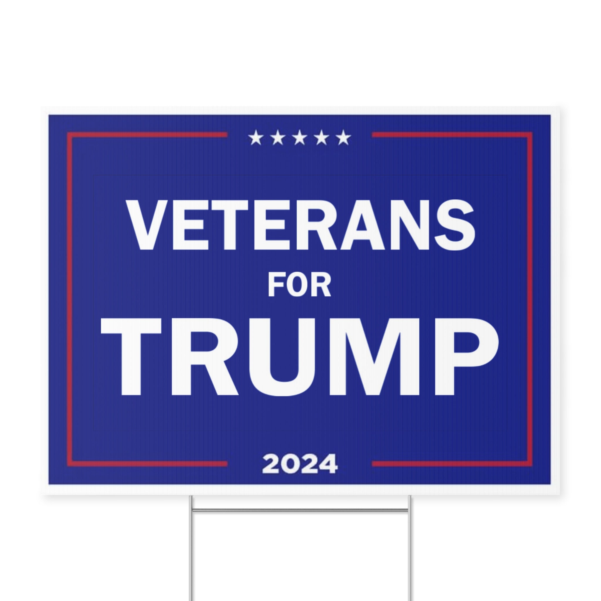 Veterans for Trump 2024 Yard Sign - Etsy