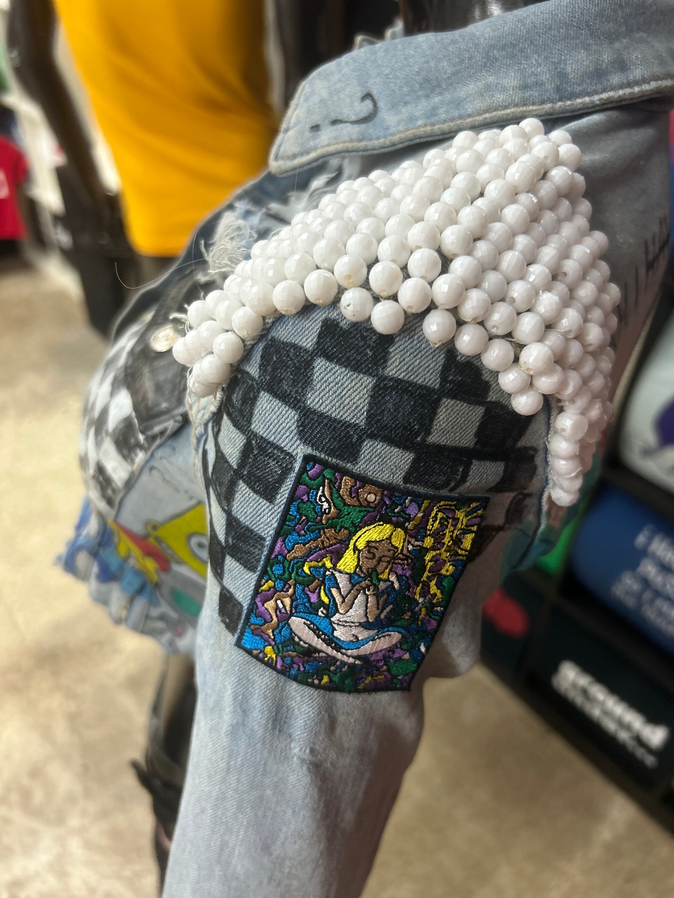 Unique Hand-painted Jacket : One-of-a-kind Wearable Art - Etsy