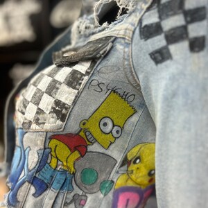 Unique Hand-painted Jacket : One-of-a-kind Wearable Art - Etsy