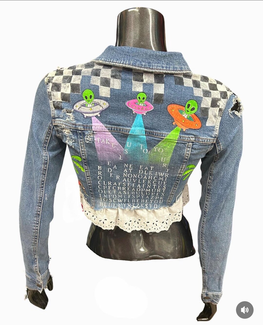 Unique Hand-painted Jacket-one-of-a-kind Artistic Fashion - Etsy