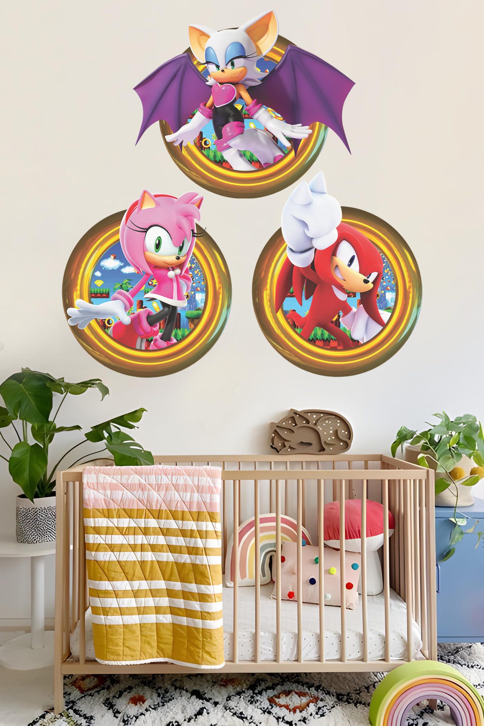 Super Sonic Wall Decal Sonic the Hedgehog Wall Art Nintendo Wall ...